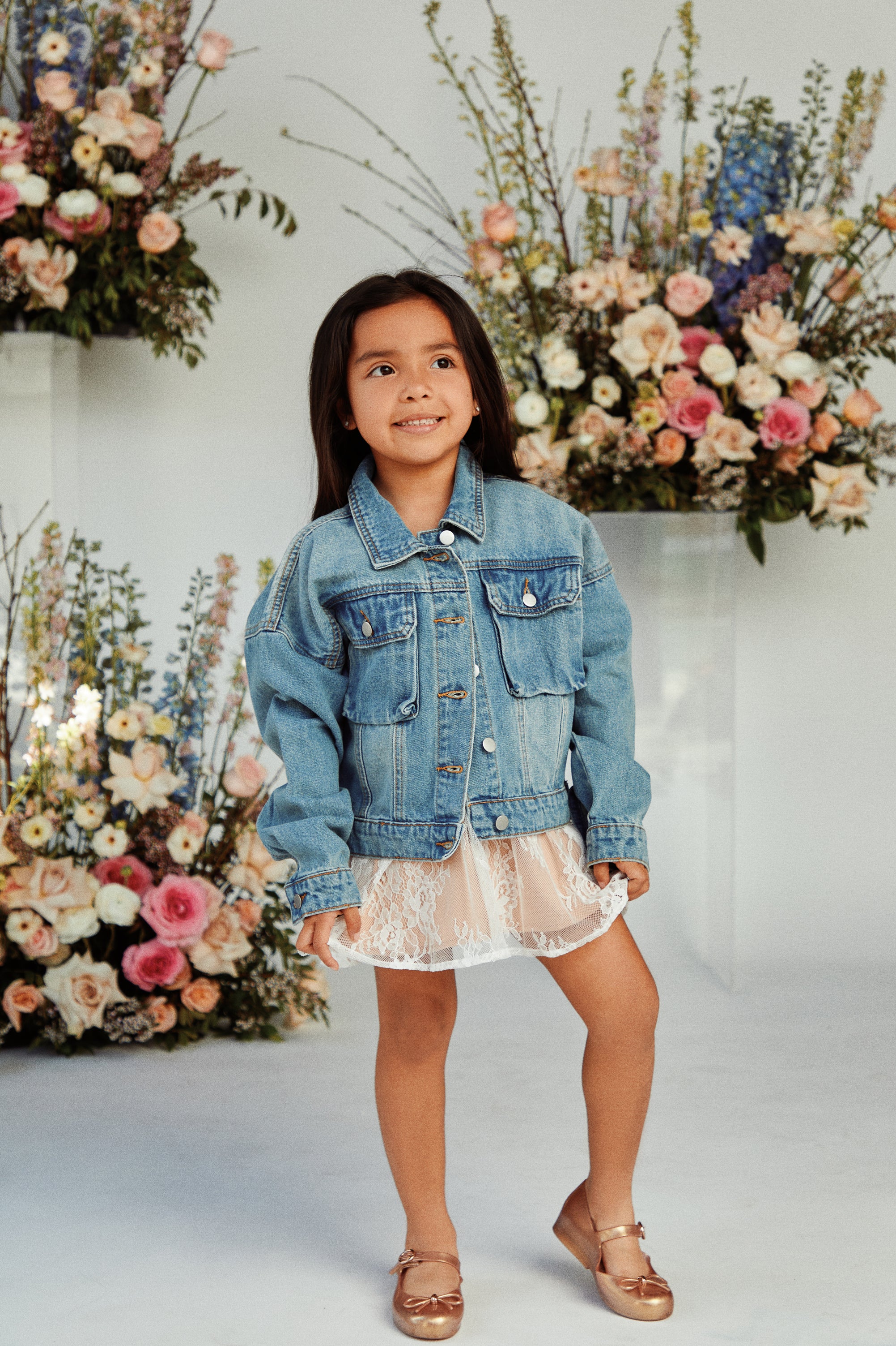 Miss Lola | Mini Ella Denim Jacket – MISS LOLA