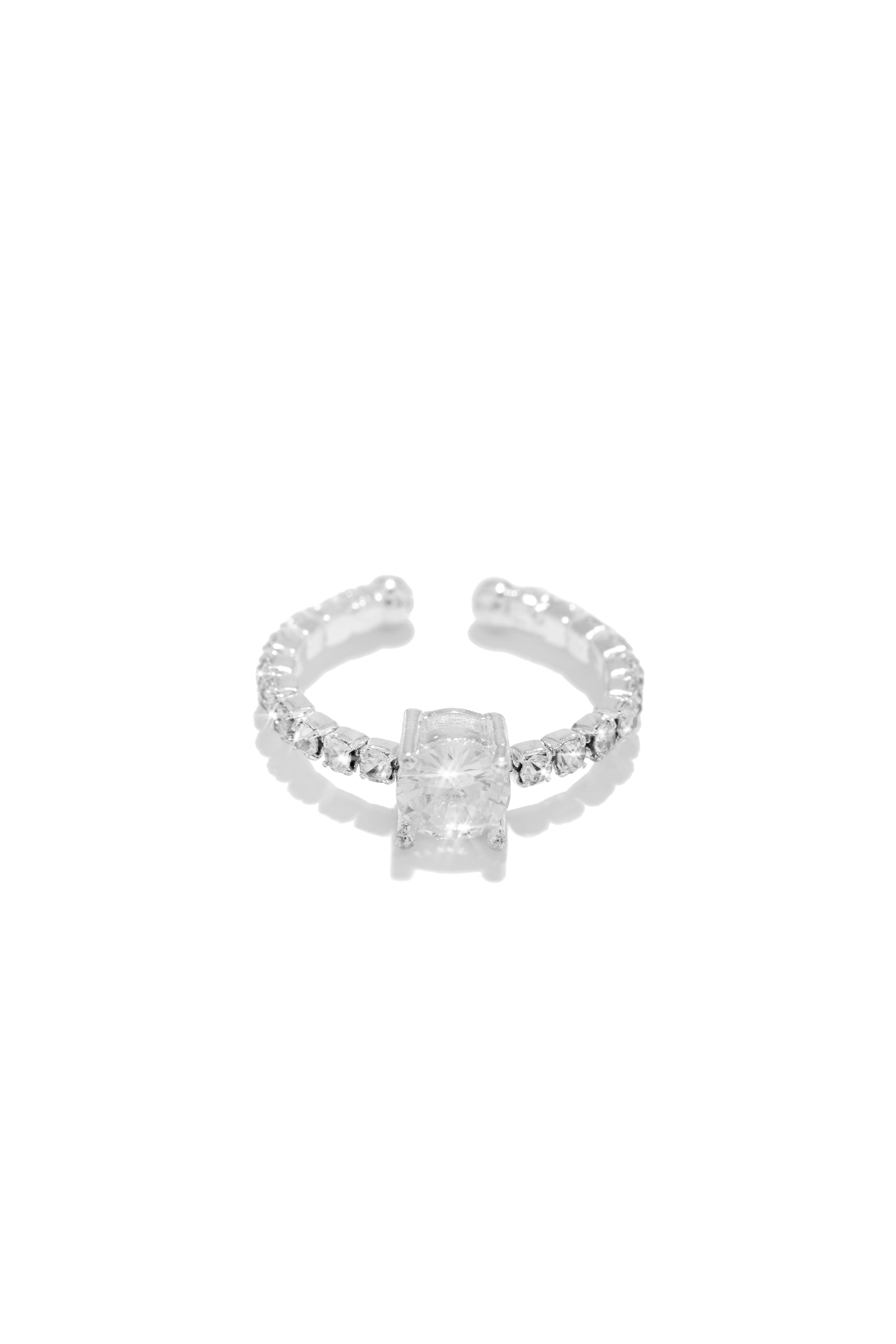 Diamonds Embellished Toe Ring - Silver – MISS LOLA