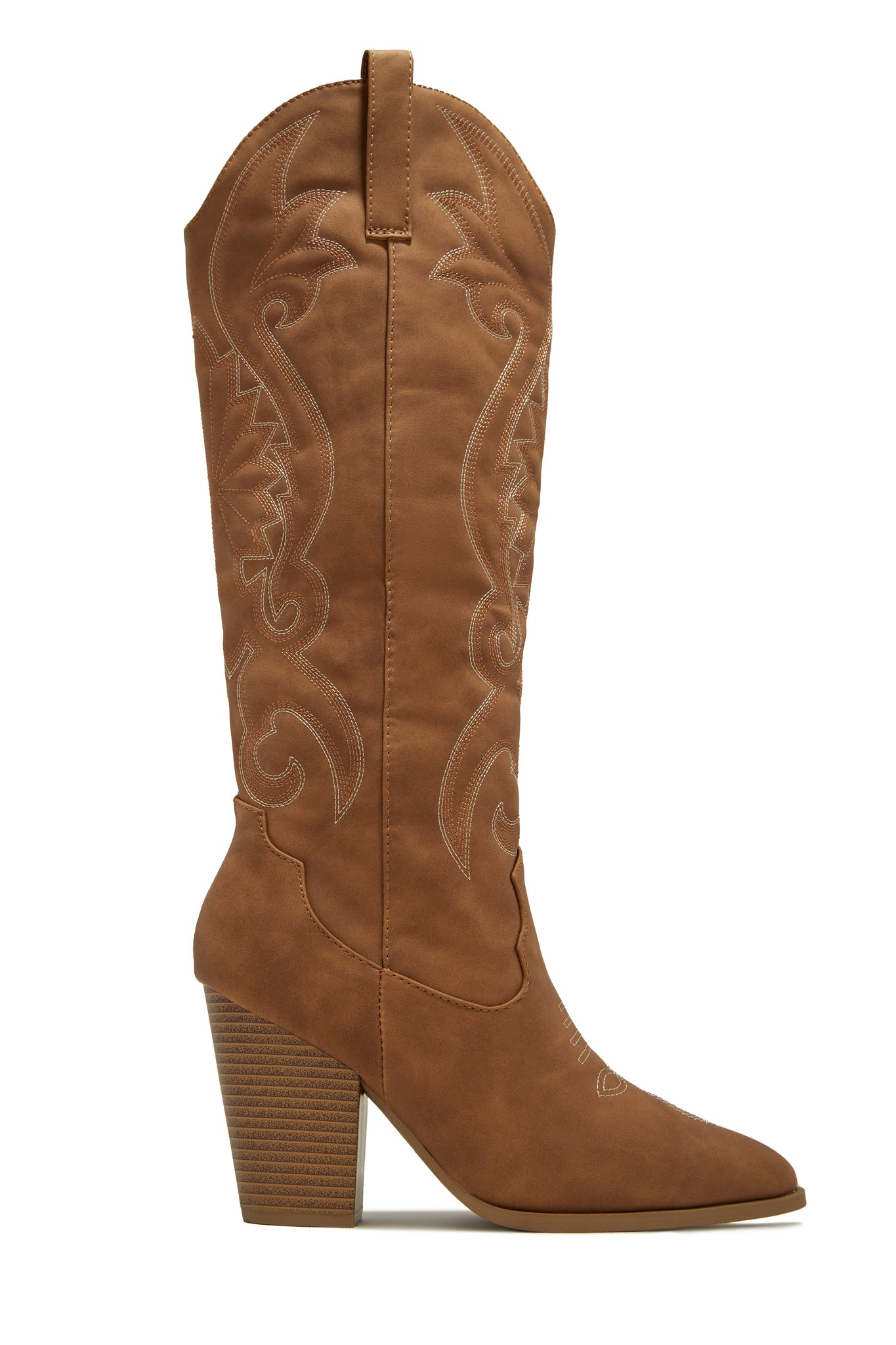 Miss Lola Jordyn Denim Cowgirl Boots Miss Lola
