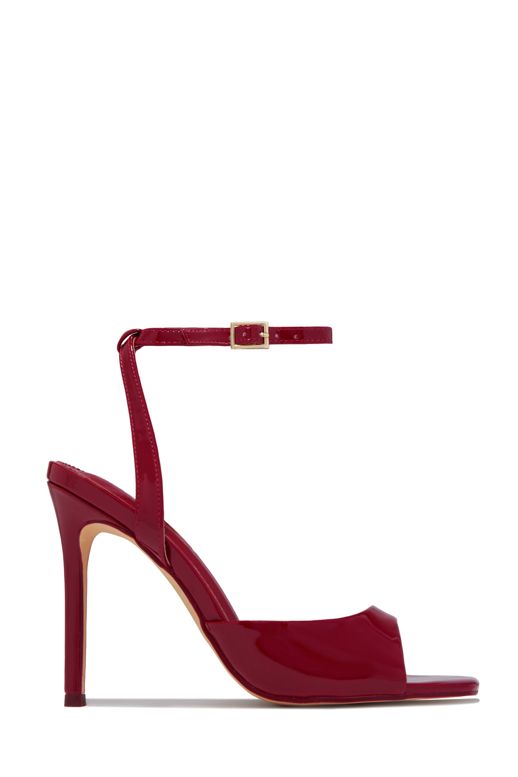 Miss Lola | Rubi Wine Mary Jane Strap Heels – MISS LOLA