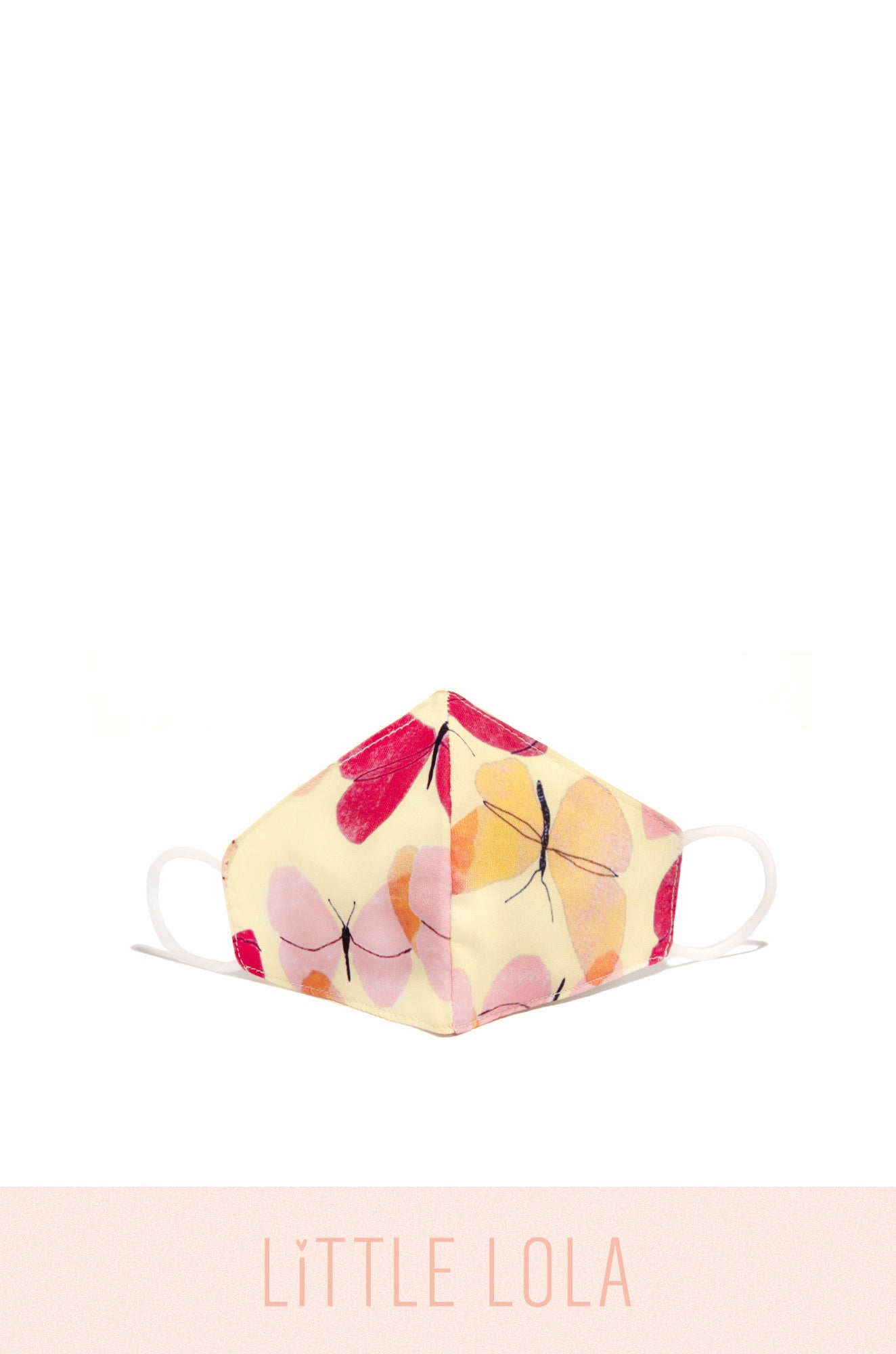 Miss Lola | Ivory/Yellow Kids Face Mask – MISS LOLA